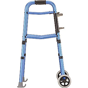 NOVA Medical Products Walker Glide Skis, Universal Fit, One Pair, Gray