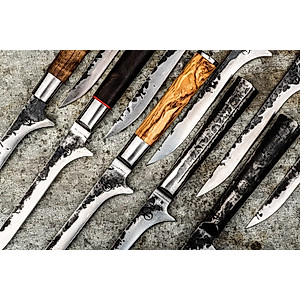 Forged Brute Boning knife, 5.9 inch, handmade, in wooden giftbox