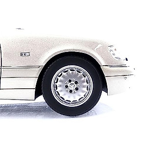 Norev 1997 S600 Smoke Silver Metallic 1/18 Diecast Model Car 183723