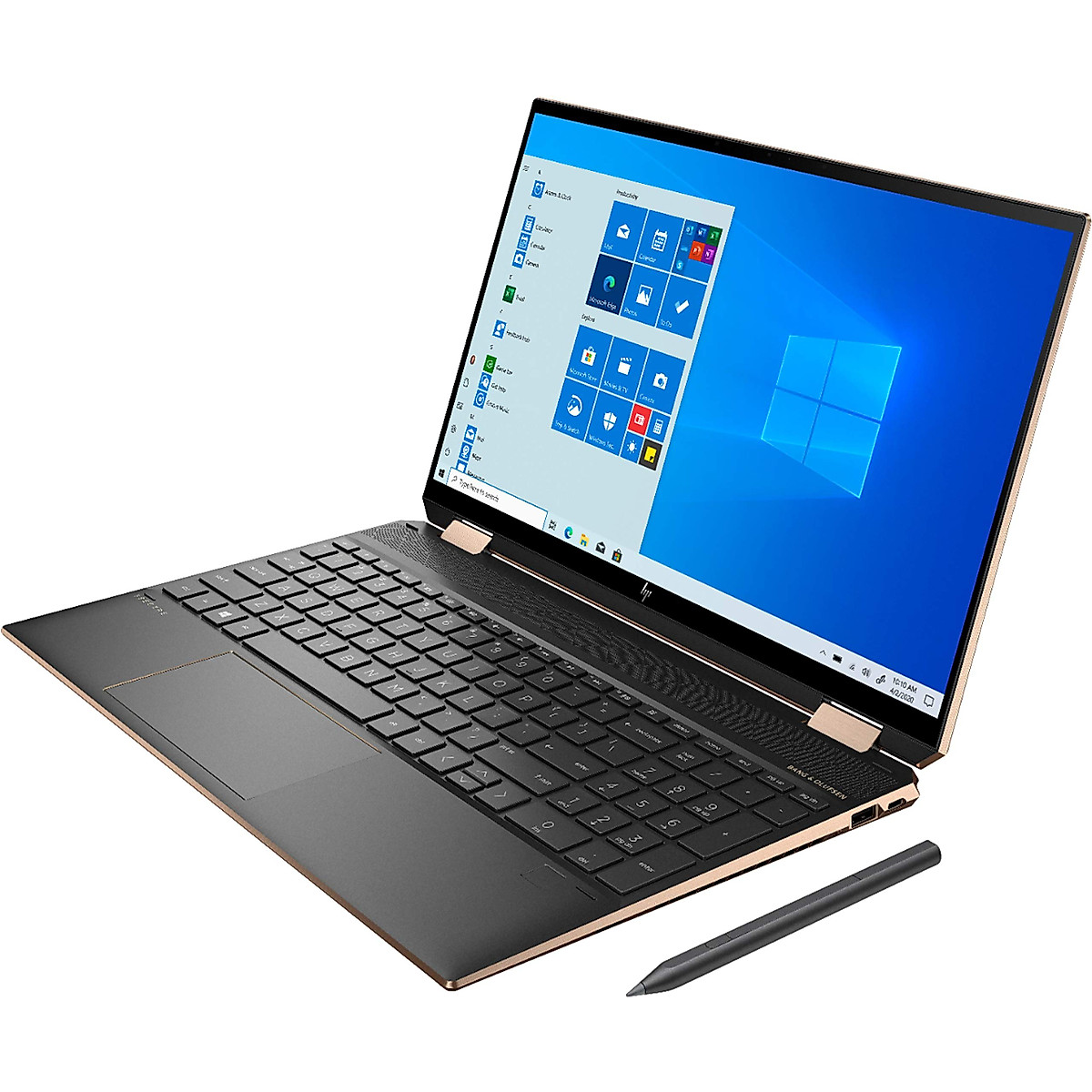 HP Spectre X360 15.6-inch 4K UHD Touchscreen 512GB SSD + 32GB Optane 11th Gen i7 (16GB RAM, Quad-Core i7-1165G7 up to 4.7GHz, Windows 10 Home, 3840 x 2160 Resolution) Nightfall Black, 15-eb1043dx