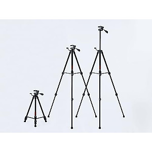 Bosch BT150 Compact Tripod with Extendable Height for Use with Line Lasers, Point Lasers, and Laser Distance Tape Measuring Tools, Black