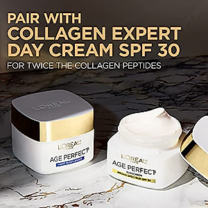 L'Oreal Paris Age Perfect Collagen Expert Anti-Aging, Anti-Wrinkle Night Moisturizer 2.5 oz