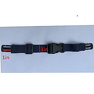 Amlrt HDHYK Backpack Chest Strap- Nylon -Suitable for Webbing on The Backpack up to1in. Dark Blue