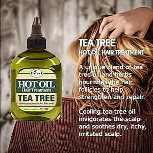 Difeel Tea Tree Hot Oil Treatment 7.1 oz.