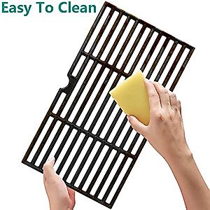 EasiBBQ Cast Iron Grill Grates for Charbroil 463436215 463439915 463436214 463230513 463230515 463230514 463239915 463433016 463230515 Cooking Grate for Char-Broil G432-001N-W1 G458-0900-W1