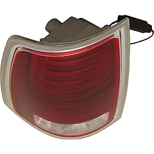 Garage-Pro NHTSA/DOT Compliant Tail Light Compatible With 2013-2018 Dodge Ram 1500 2500 3500 - Chrome CAPA With Bulb Driver Side - CH2800203C, 68093079AC
