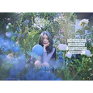 IU 'Love Poem' 5th Mini Album CD+1p Poster+112p PhotoBook+1p PhotoCard+1p Bookmark+Message PhotoCard SET+Tracking Kpop Sealed