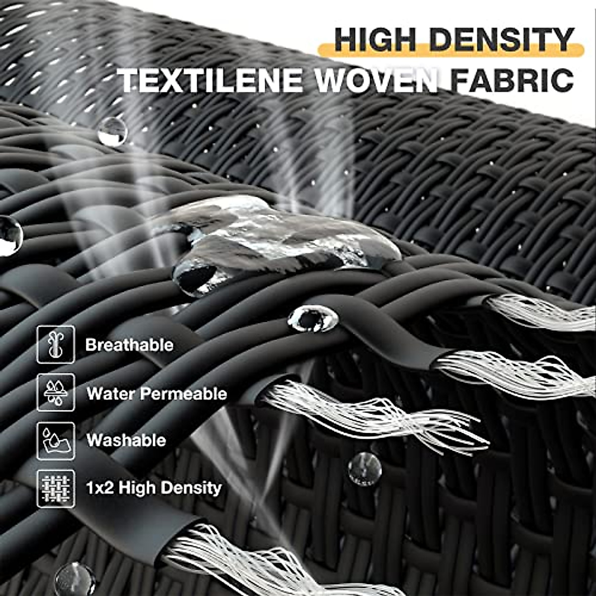 Veehoo Cooling Elevated Dog Bed, Outdoor Raised Dog Cots Beds with Washable & Breathable Mesh, No-Slip Rubber Feet, Portable Chewproof Pet Bed for Indoor & Outdoor, X-Large, Brown