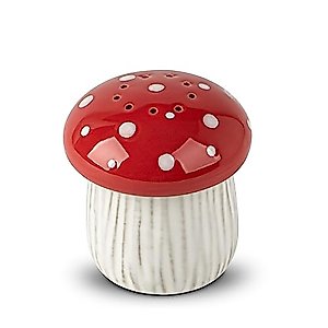 Mushroom Baking Soda Holder For Fridge Deodorizer Ceramic Baking Soda Fridge Holder Odor Absorber Container Smell Remover Cute Fridge Deodorizer Refrigerator Odor Eliminator(No Soda)