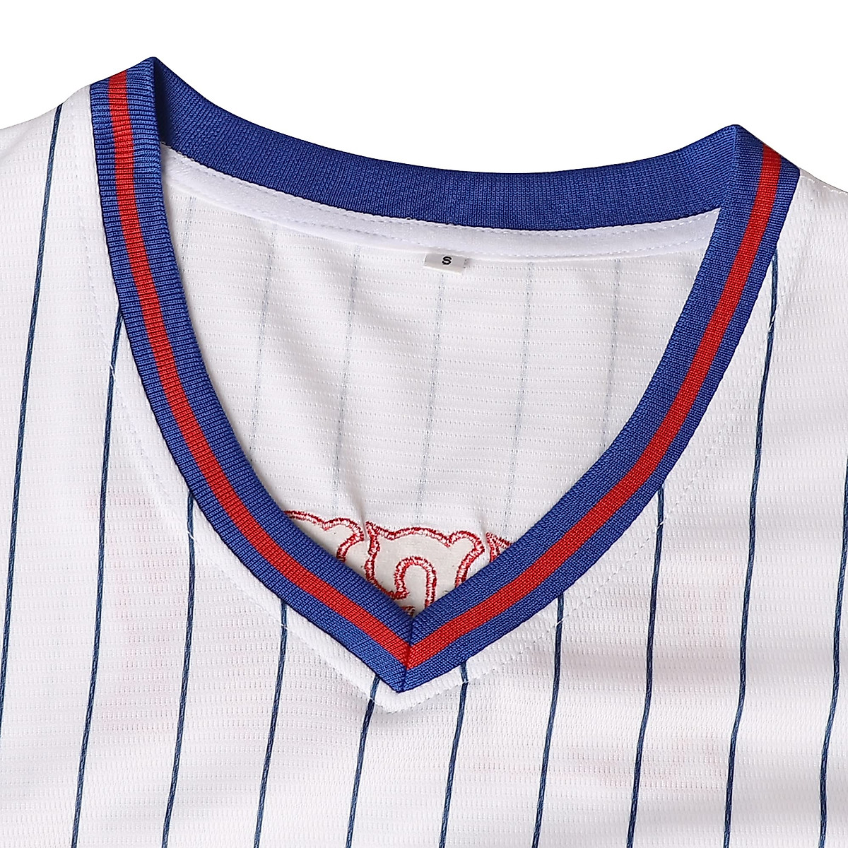 MESOSPERO Benchwarmers Jersey 32 Howie Goodman 68 Reedy 82 Richie Goodman 44 Matthews Men's Pinstriped Baseball Jersey (82 White, X-Large)
