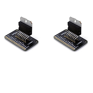 Treedix 2pcs L298N Motor Driver Controller Board Module Stepper Motor DC Dual H-Bridge for Arduino Smart Car Power UNO MEGA R3 Mega2560