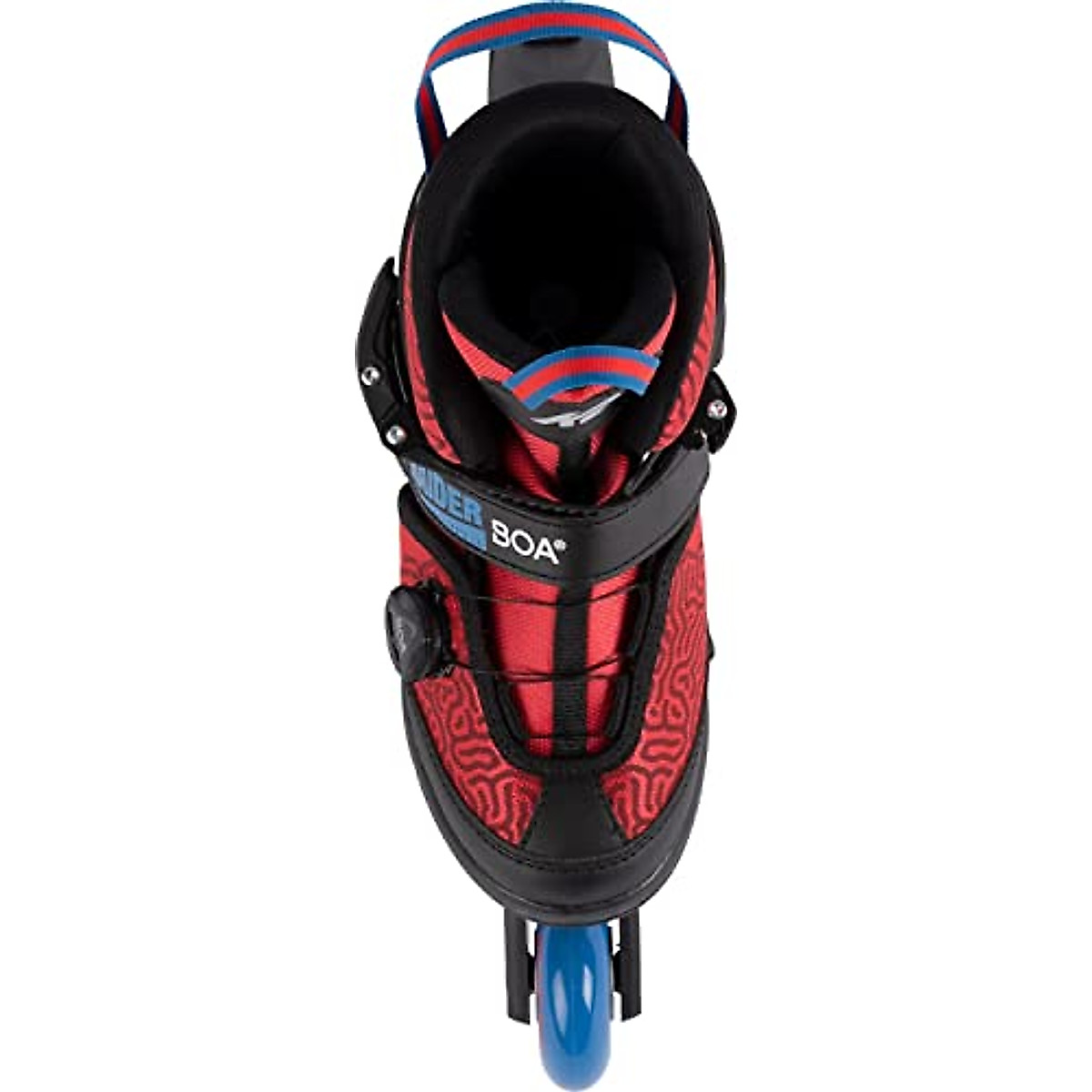 K2 Skate Raider Boa,Red_Blue,4-8