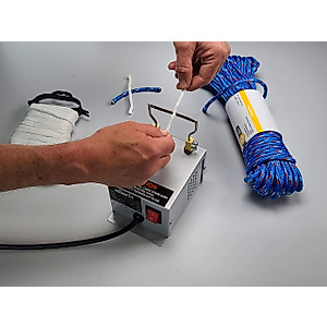 Hercules Hot Knife Rope Cutter - Electric Benchtop 60mm Thermal Cutting Blade for Braid Fabric Webbing Belting Ribbon & More - Hotknife Hot Wire Cutting Tool & Heat Sealer (110V, 60W)