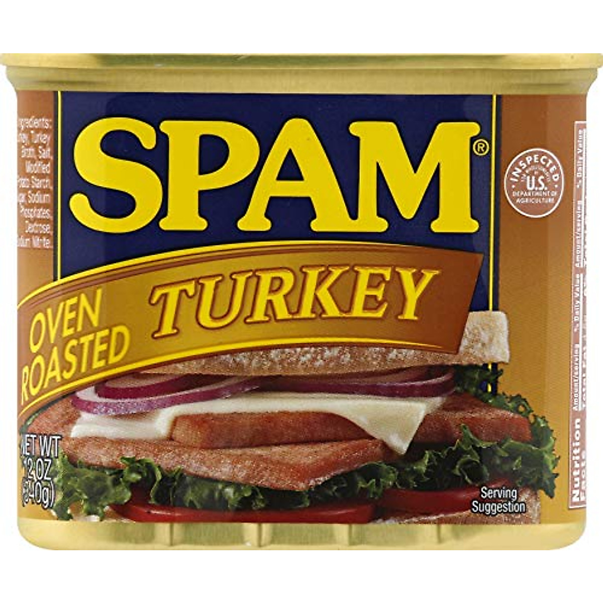 Hormel Spam, Oven Roasted Turkey, 12 oz