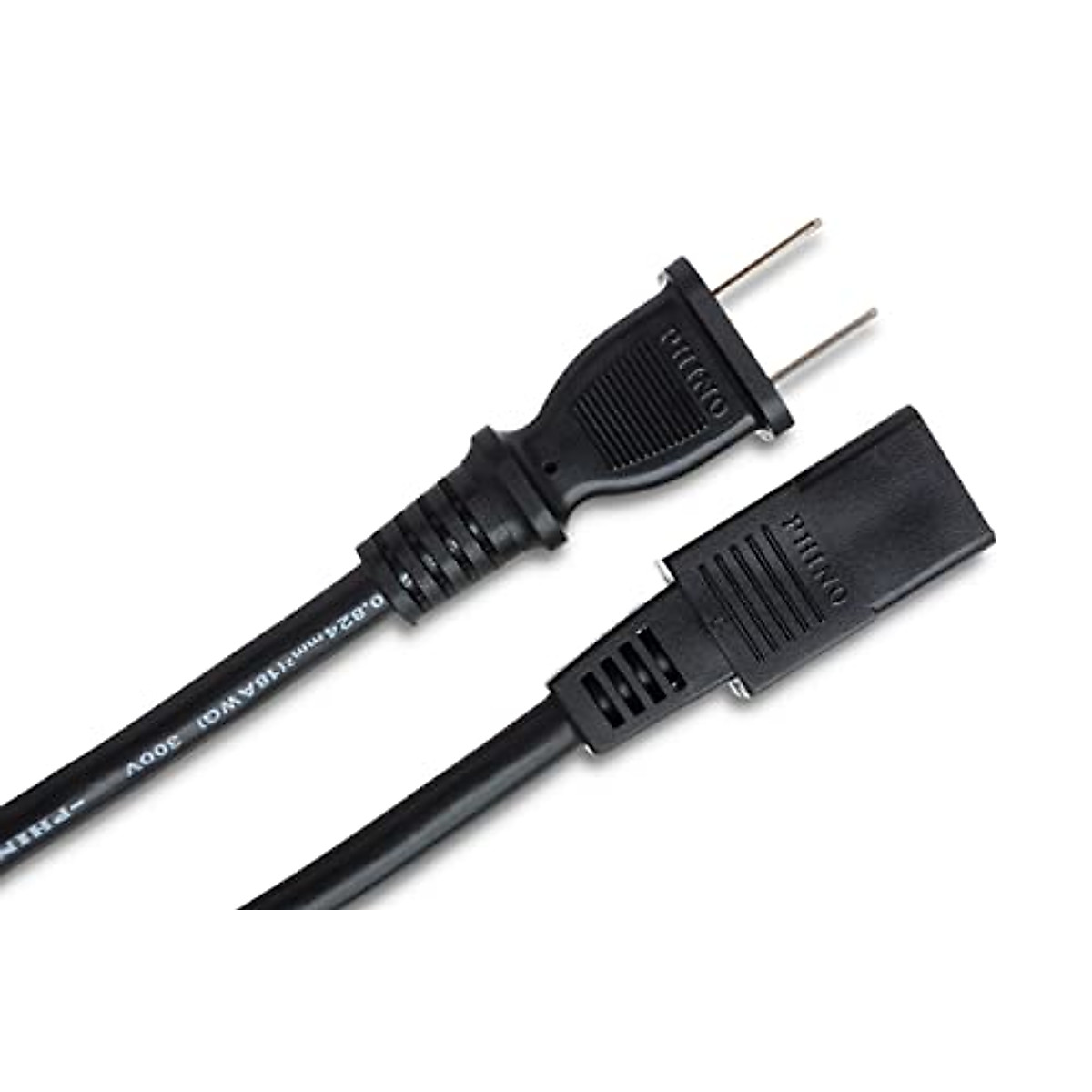 Hosa PWC-178 IEC C9 to NEMA 1-15P Power Cord, 8 Feet