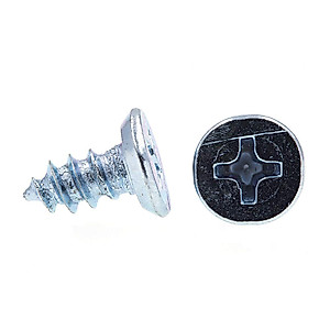 Prime-Line 9016451 Sheet Metal Screws, Self-Tapping, Flat Head, Phillips Drive, #8 X 3/8 in, Zinc Plated Steel (50 Pack)