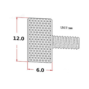 New Lon0167 Computer PC Featured Graphics Card Flat reliable efficacy Head Knurled Thumb Screws Black M3.5x8mm 10pcs(id:e89 5e 93 e04)