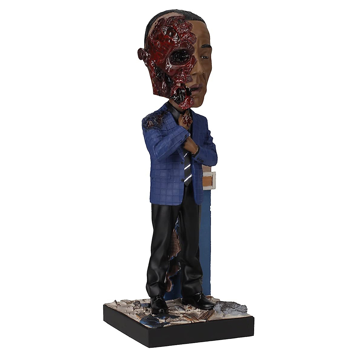 Royal Bobbles Breaking Bad Gus Fring Face Off Collectible Bobblehead Statue