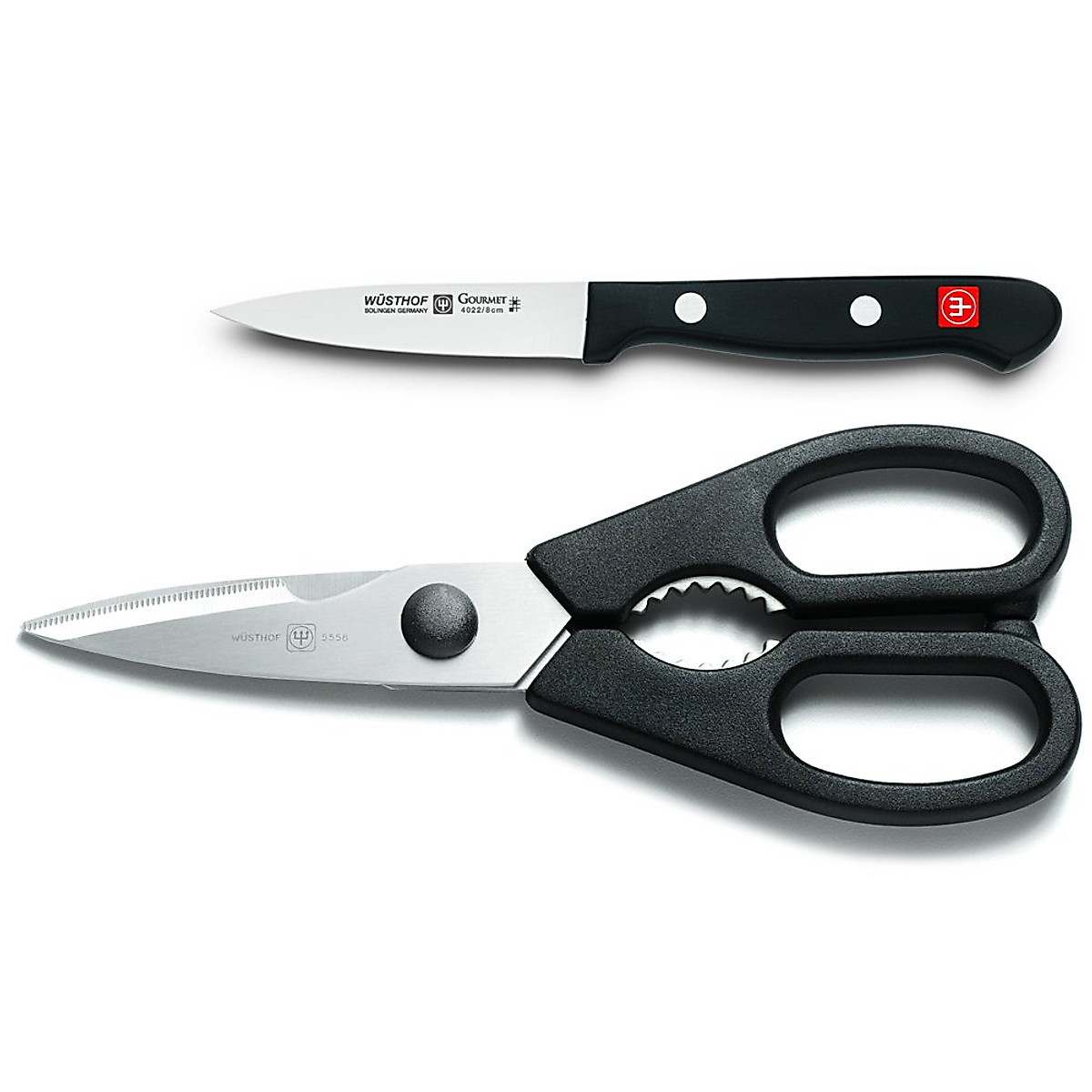WÜSTHOF Gourmet 3" Paring Knife and Shears Set