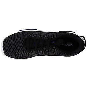adidas Kids CF Racer TR Running Shoe, Utility Black/Black/Running White/Collegiate Royal, 10.5K M US Little Kid
