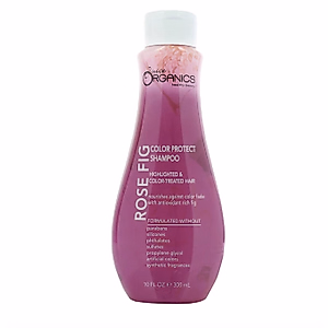 Juice Beauty Rose Fig Color Protect Shampoo - 300 mL - Deeply Cleanses, Boosts Shine + Enhances Volume - For Highlighted + Color-Treated Hair - Vegan, Cruelty Free
