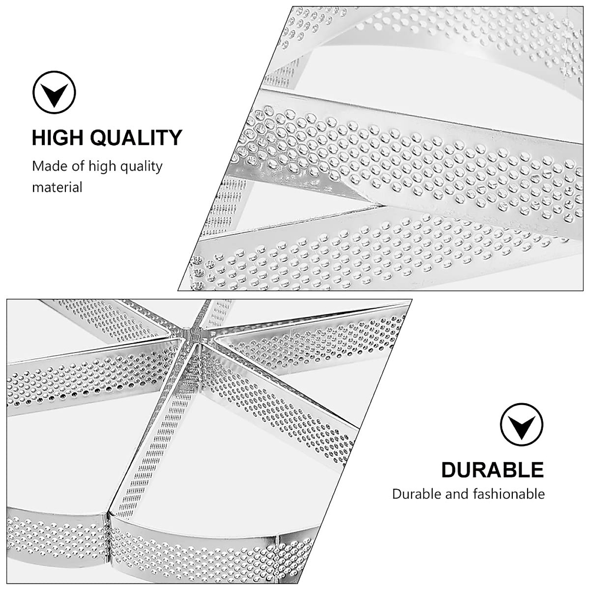 3 Pcs French Tart Ring Mold Bread Mold Muffin Molds French Bread Pizza Donut Pans Pastry Tart Rings Perforated Pastry Rings Durable Cake Cups Cookies Cutter Porous Biscuit Collar