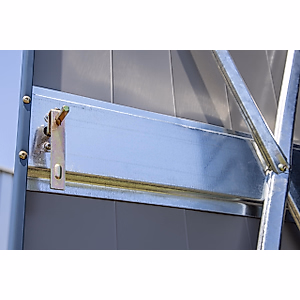 Arrow Sheds 6' x 4' Outdoor Steel Storage Shed, Blue