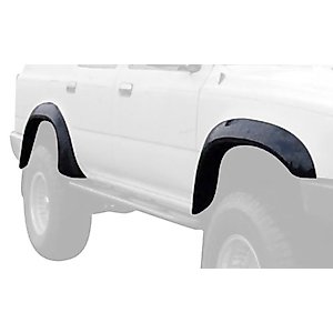 Bushwacker Extend-A-Fender Extended Front & Rear Fender Flares | 4-Piece Set, Black, Smooth Finish | 31907-11 | Fits 1990-1995 Toyota 4Runner
