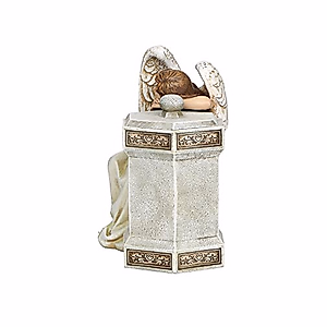 Joseph's Studio by Roman -11.75" H Garden Angel with Memorial Box, Outdoor Memorial Decor