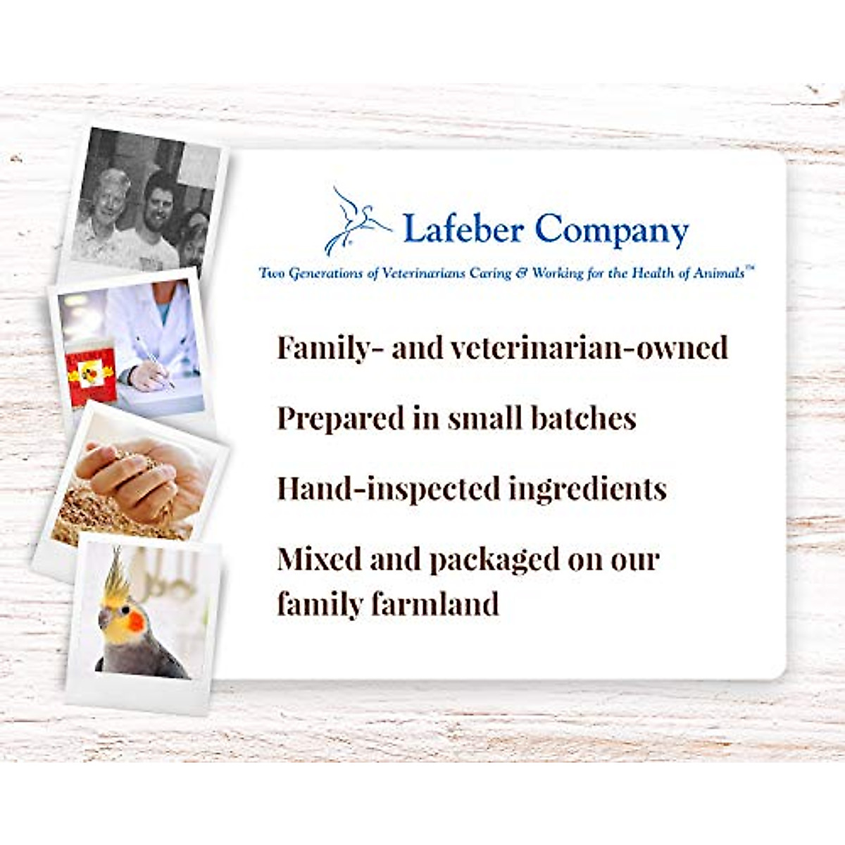 LAFEBER'S Premium Daily Diet Pellets Pet Bird Food, Made with Non-GMO and Human-Grade Ingredients, for Cockatiels, 5 lb