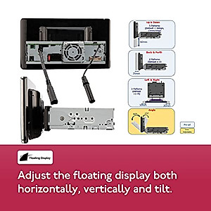 Pioneer DMH-WT8600NEX 10.1" - Amazon Alexa Built-in, Android Auto, Apple CarPlay, Bluetooth - Floating Type Multimedia Receiver