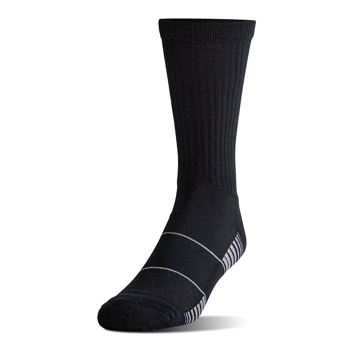 Under Armour Unisex UA Team Crew Socks LG Black