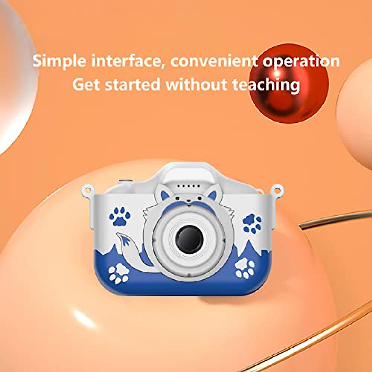 40MP Kids Digital Camera, Children Digital Selfie Camera, with 2.0 Inch Screen Display, for Record Life, for Toddler, 3-10 Year Old Boys and Girls