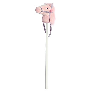 Aurora® Rideable Giddy-Up Friends™ Fantasy Pony Pink Stuffed Animal - Active Fun - Imaginative Adventures - Pink 37 Inches