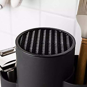 CZDYUF Multi-Function Utensil Holder Knife Block PP Flatware Drainer Storage Box Spoon Fork Kitchen Organizer Rack (Color : E)