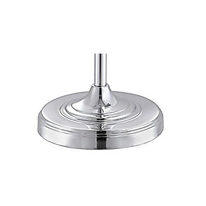 JONATHAN Y JYL1045A Mia 60.5" Crystal/Metal LED Floor Lamp Contemporary,Glam,Transitional for Bedrooms, Living Room, Office, Reading, Clear/Chrome