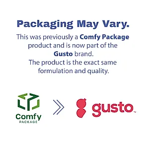 Comfy Package [100 Count Disposable Vinyl Gloves, Powder Free, Latex Free, Clear Gloves for Cooking and cleaning - Large