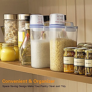 TBMax Rice Container 20 Lbs + Rice Storage Container 4 Lbs