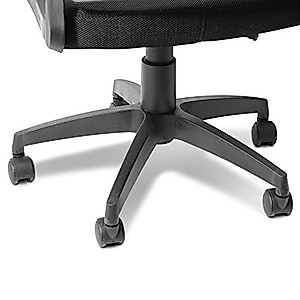 Leick Black Mesh Back Office Chair