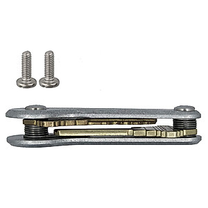 KeyBar JR Key Organizer EDC Tool | Everyday Carry Compact Key Holder Multi-Tool and Keychain Organizer (Holds 4-5 Keys) Made in the USA