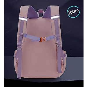 Cute Backpack Kawaii Waterproof Laptop Backpack Purple Medium