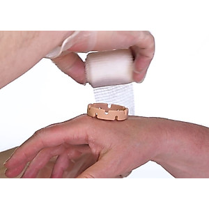 Jokari Healing Spacers 3 Pack for Small Scrapes, Scratches or Burns. Place Medical Grade Silicone Ring Around Affected Area, Wrap With Bandage, Secure With Tape to Allow for Airflow and Faster Healing