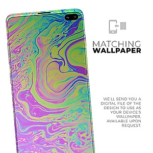 DesignSkinz Neon Color Fushion Protective Vinyl Decal Wrap Skin Cover Compatible with The Samsung Galaxy S20 (Screen Trim & Back Glass Skin)