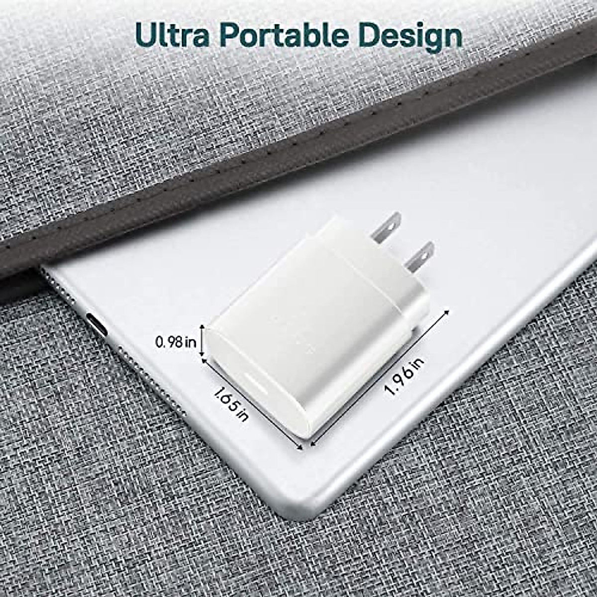 Fast Type C Charger,USB C Charger Block, Fast Samsung Charger Type C Fast Wall Charger 25W PD Adapter Plug Block for Samsung Galaxy S21/S21+/S21Ultra/Z Fold 3/Z Flip 3/Note 20/iPhone 13/13 Pro/12/iPad