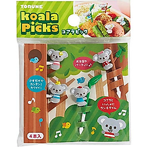 Torune Food Fork Picks Bento Lunch Accessories Koala Pick 4pcs