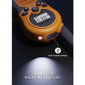 FOREDOM FD688 Rechargeable Walkie Talkies for Kids Long Range with Flashlight, 2 Pack