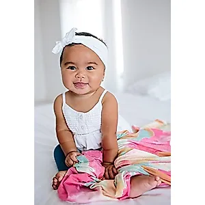 Copper Pearl Large Premium Knit Baby Swaddle Receiving Blanket Monet