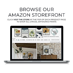 Smells Like Teen Spirit mid-century modern song lyric wall art print music band poster retro room decor bedroom aesthetic artwork living room dorm office (8x10" Print)