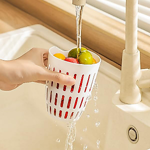 Fruit Salad Cooler Cup with Lid and Fork, Leak Proof, Plastic, Ideal for Office, Party and Travel
