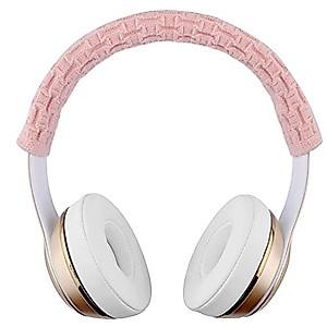 Geekria Headphone Headband Cover Compatible with Beats, Bose, AKG, Sennheiser, Sony, Audio-Technica Replacement Headband Cover/Headband Protectors/Top Pad Protector Sleeve (Pink)